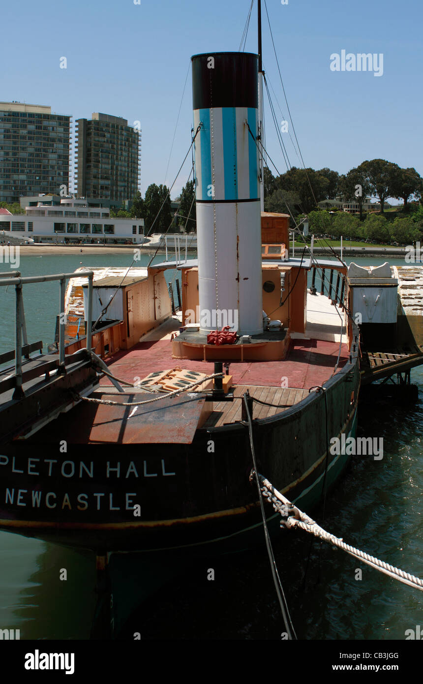 San Francisco - Eppleton Hall steam tug built in 1914, typical of steam ...