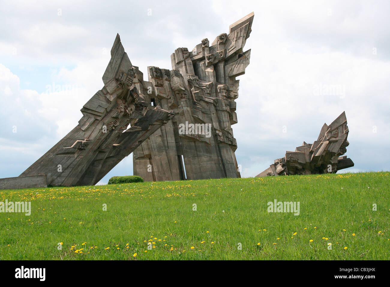 Lithuania, Kaunas, Concentration camp memorial Stock Photo - Alamy
