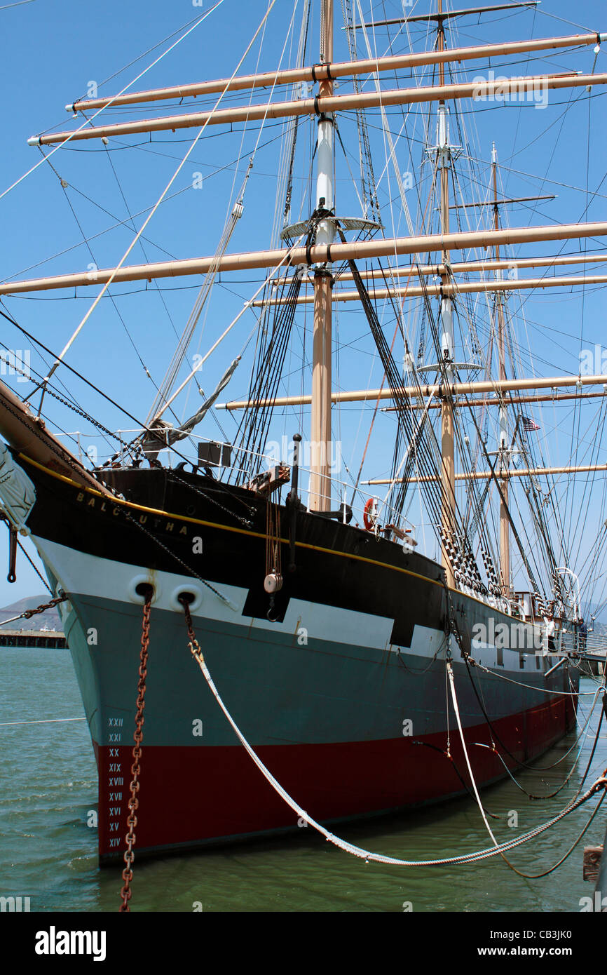 Balclutha, also known as Star of Alaska, Pacific Queen, or Sailing Ship ...
