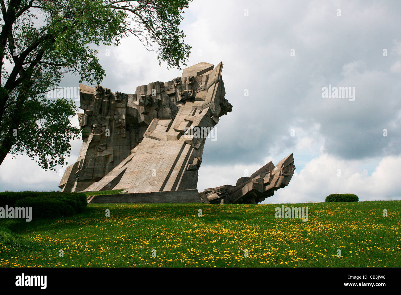 Lithuania, Kaunas, Concentration camp memorial Stock Photo - Alamy