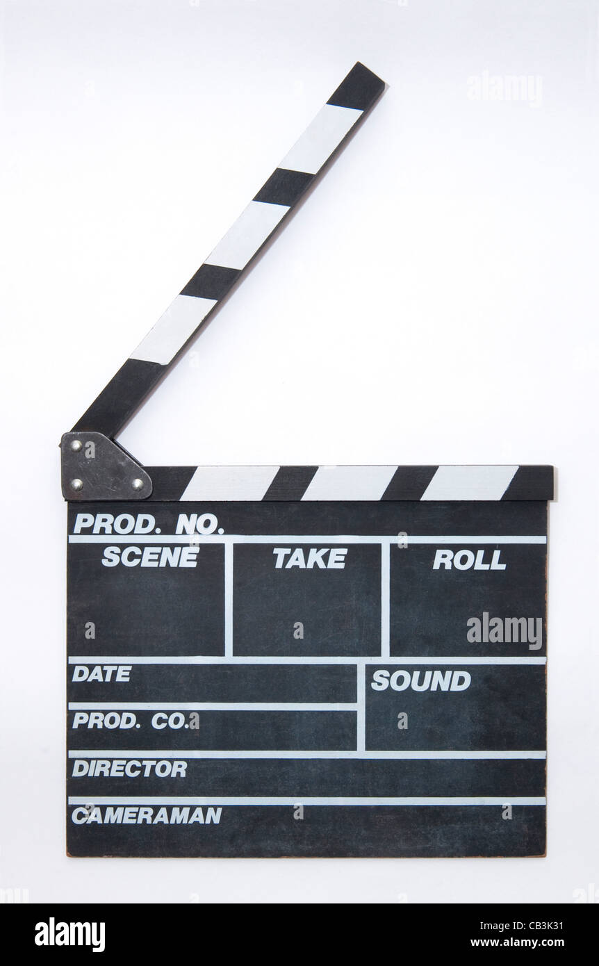 Blank clapperboard hi-res stock photography and images - Alamy