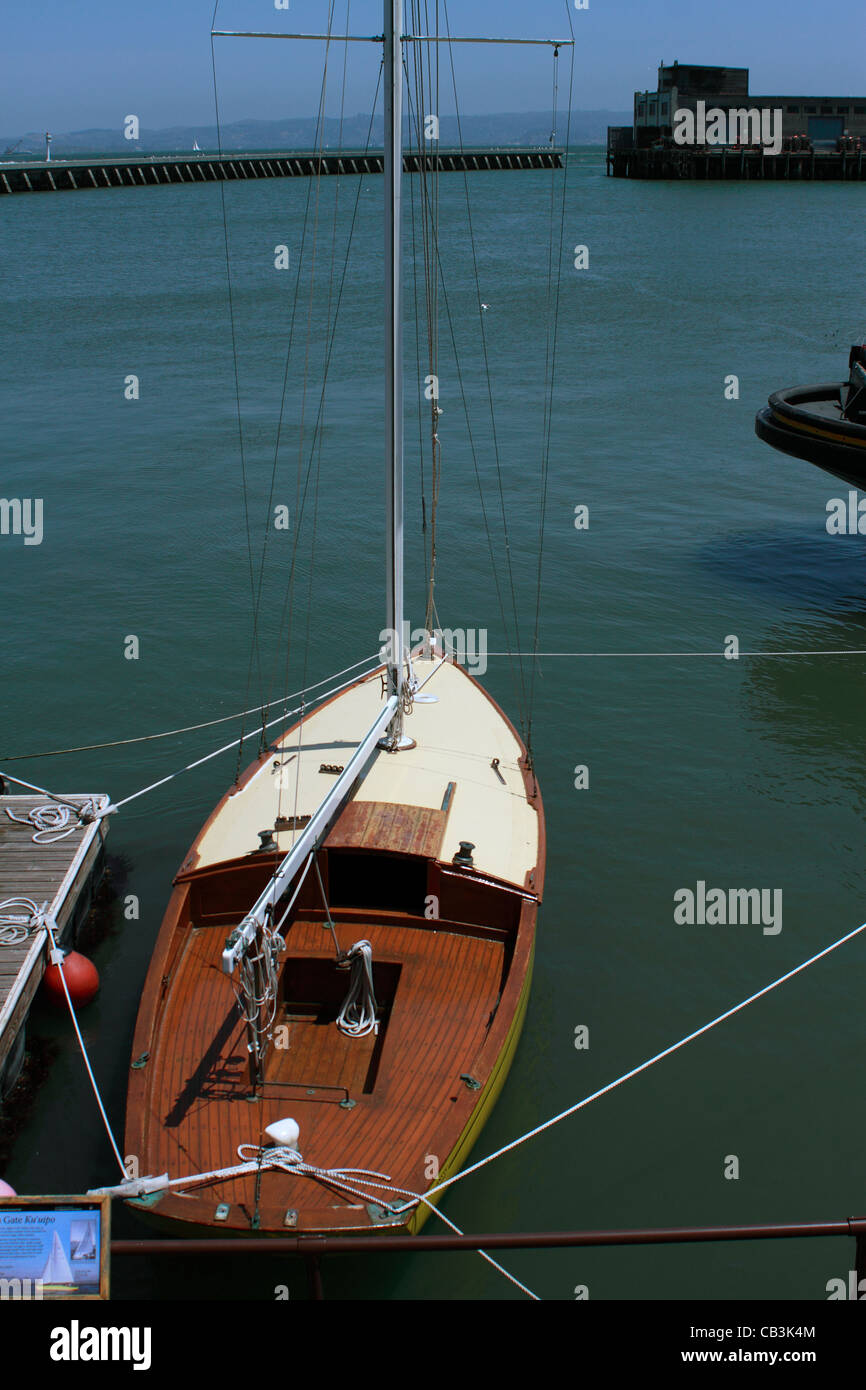 San Francisco - Golden Gate class racing sloop yacht Ku'uipo built in ...