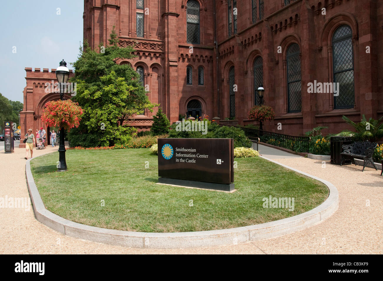 The Smithsonian Institute Castle in Washington DC, United States of ...