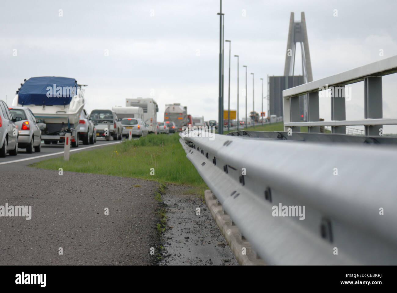 Car passing over bridge hi-res stock photography and images - Alamy