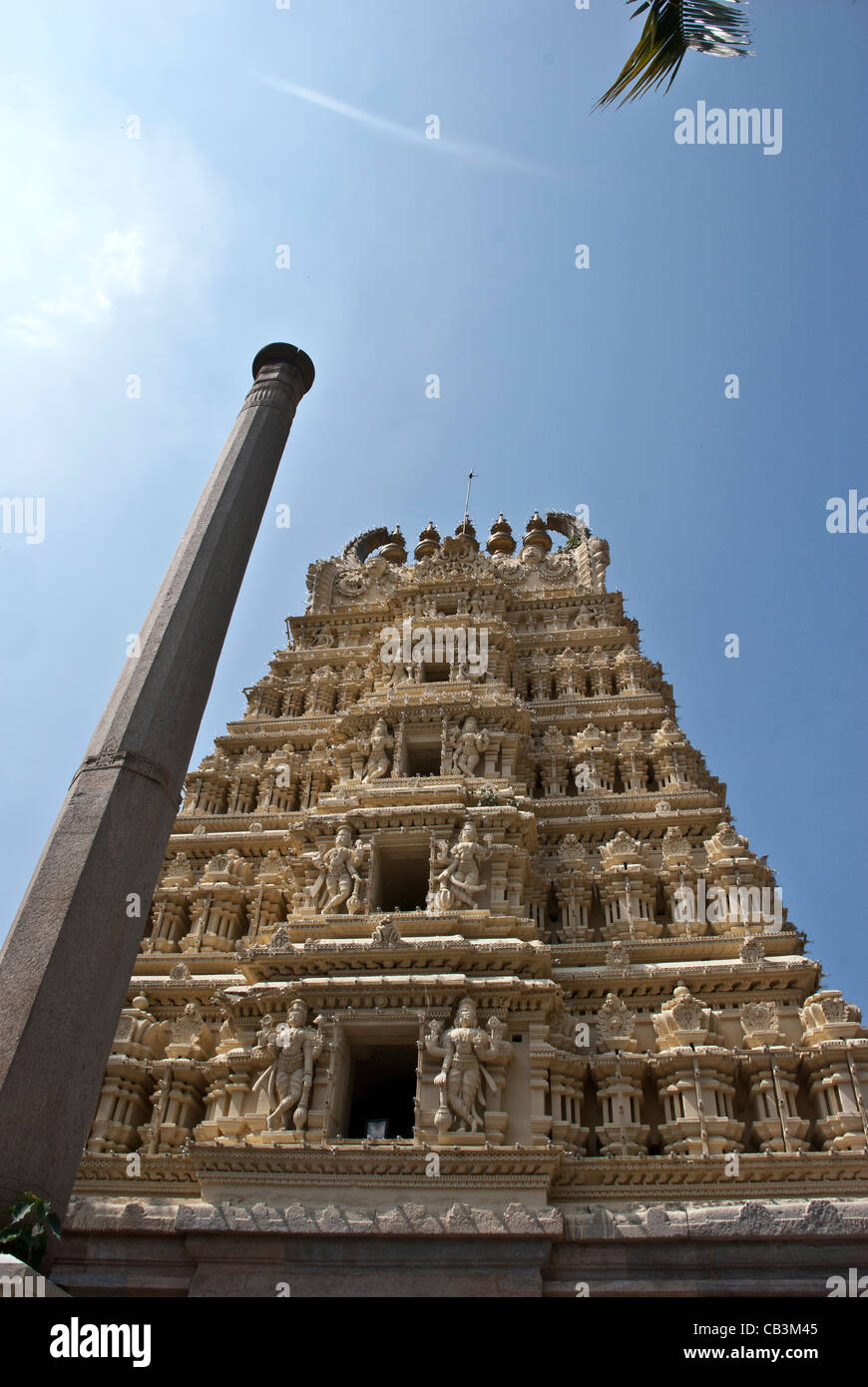 India, Mysore, Mysore Palace, Sri Shweta Varahaswamy Temple Stock Photo ...