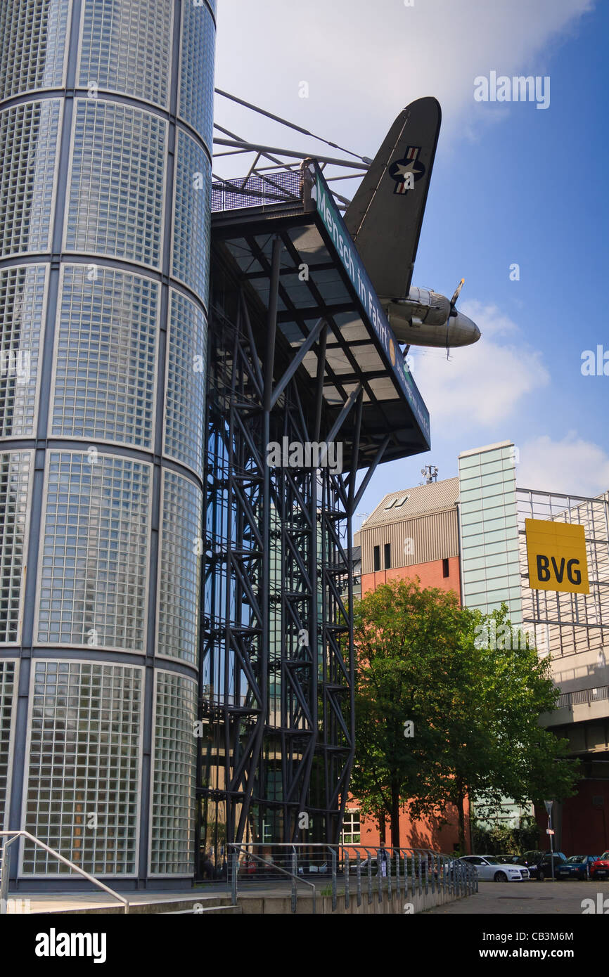 Exterior facade of German Technology Museum in Berlin, Germany Stock ...