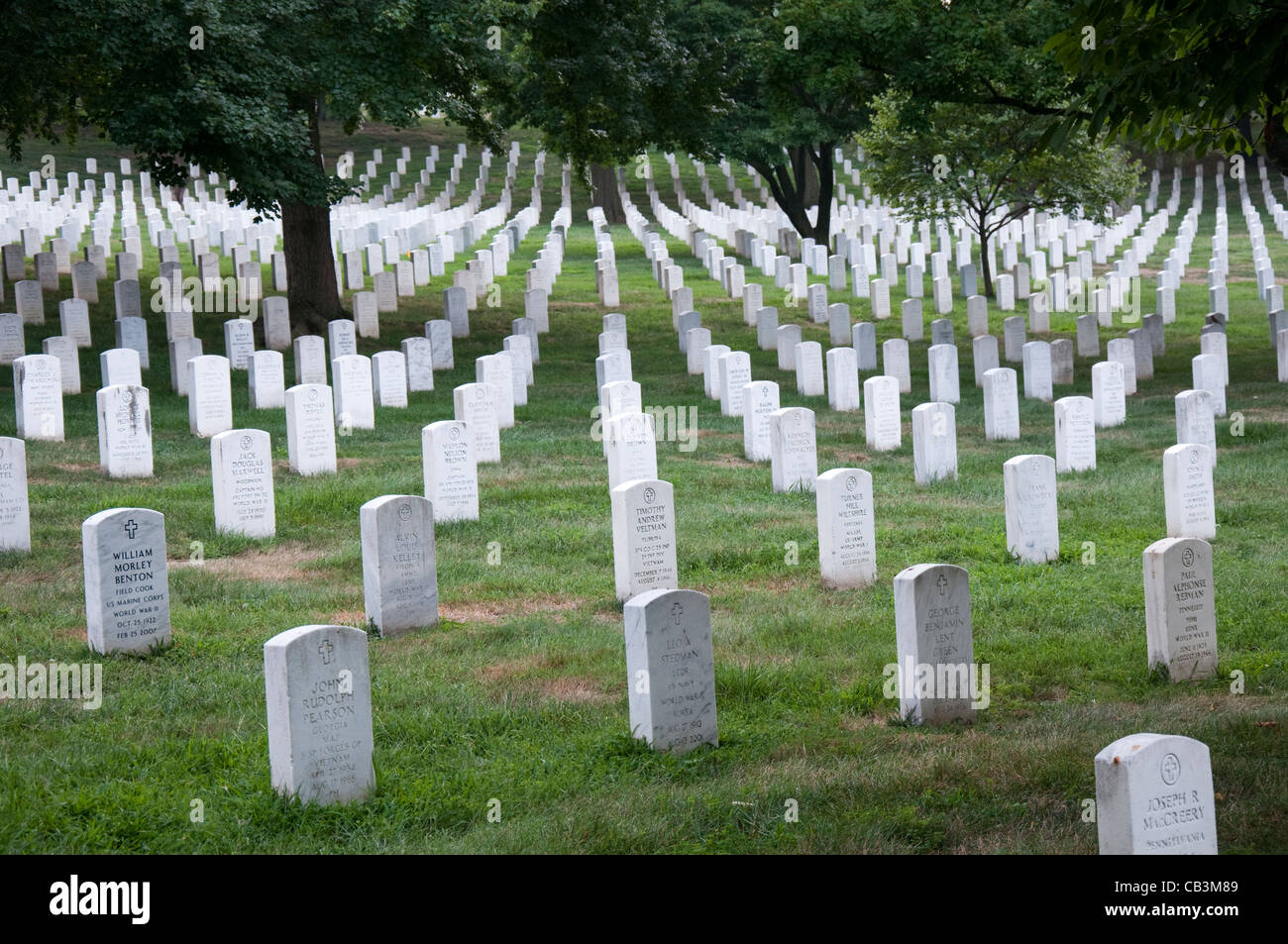 Arlington National Cemetery in Washington DC, United States of America ...