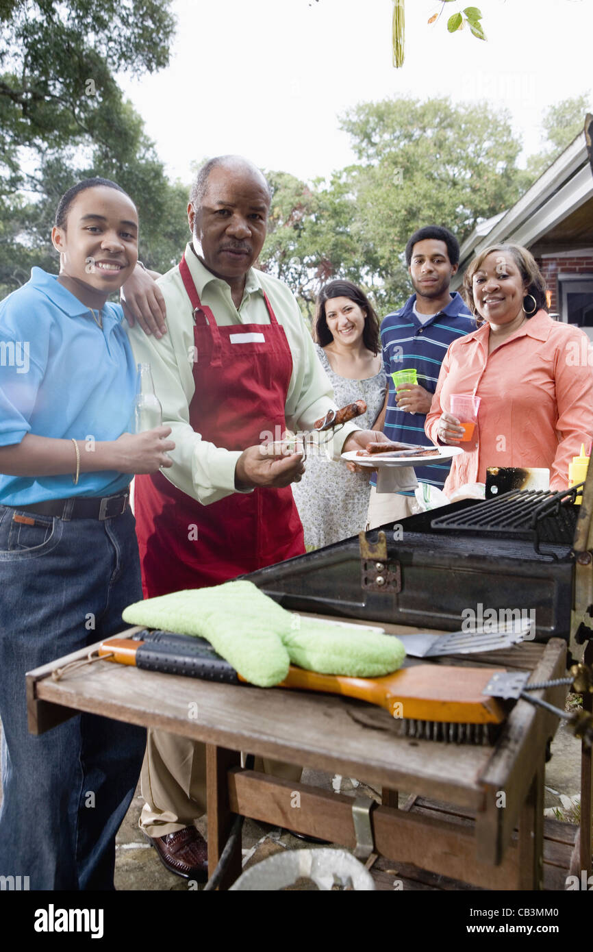 African american table bbq hi-res stock photography and images - Alamy