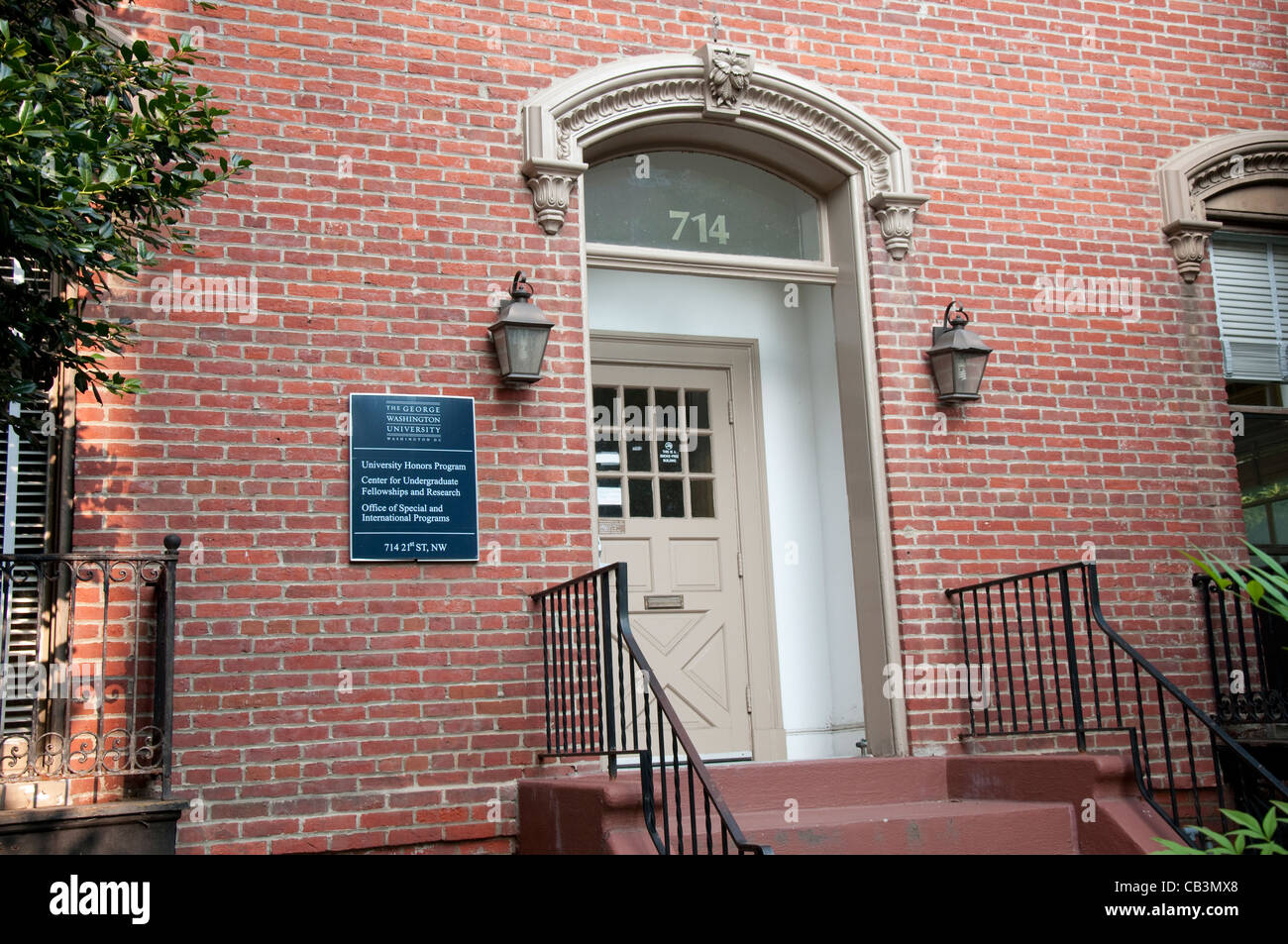 The George Washington University Campus in Washington DC, United States ...