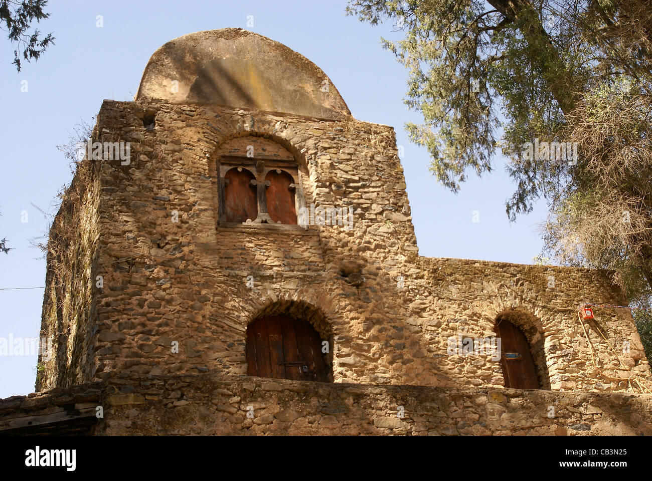 Africa, Ethiopia, Gondar The Royal Enclosure Church of Debre Birhan ...