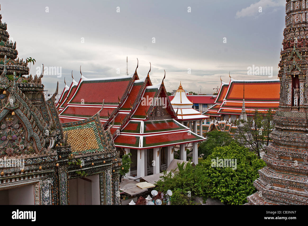 Wat Po Temple of the Reclining Buddha Bangkok Thailand Stock Photo - Alamy