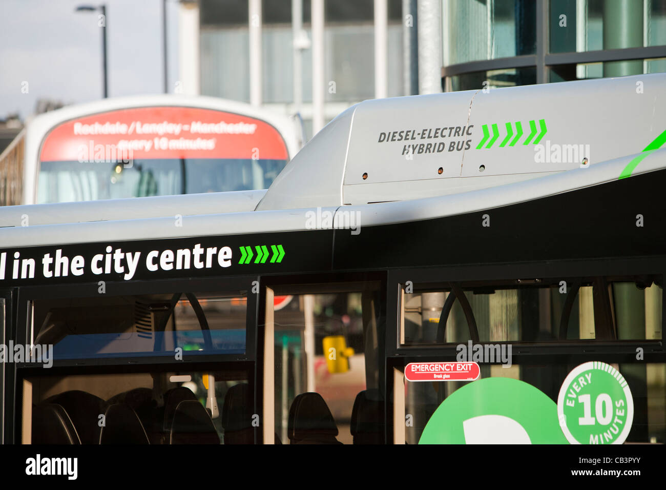 Manchester free bus hi-res stock photography and images - Alamy