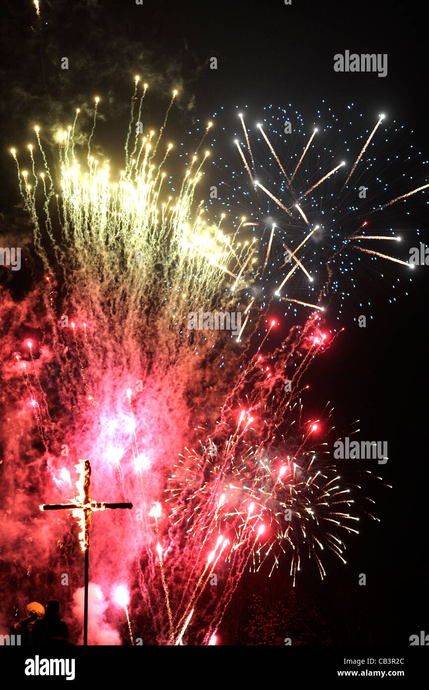 Lewes Bonfire night celebrations Stock Photo - Alamy