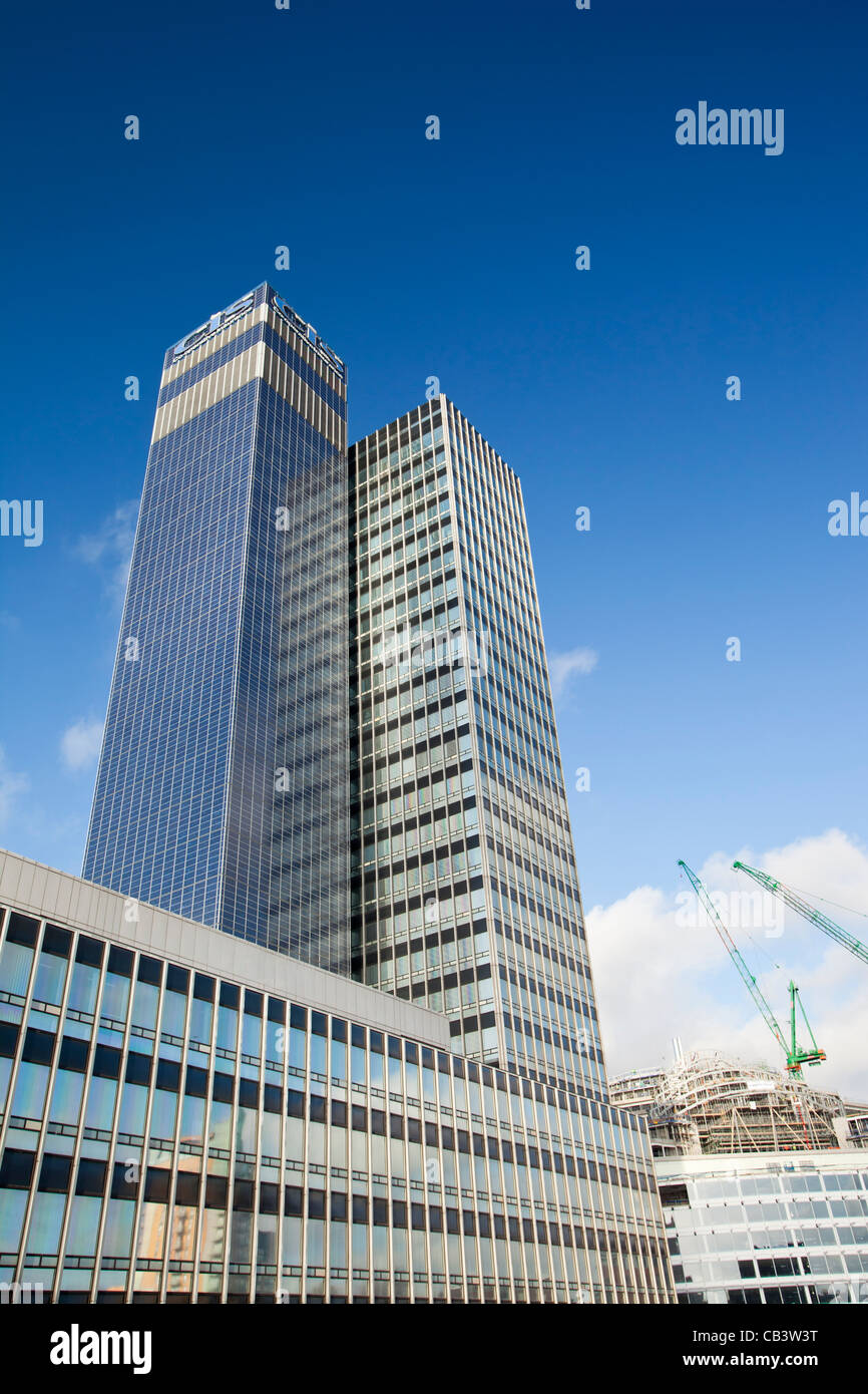 The Cooperative CIS Tower in manchester, UK. The tower has been covered ...