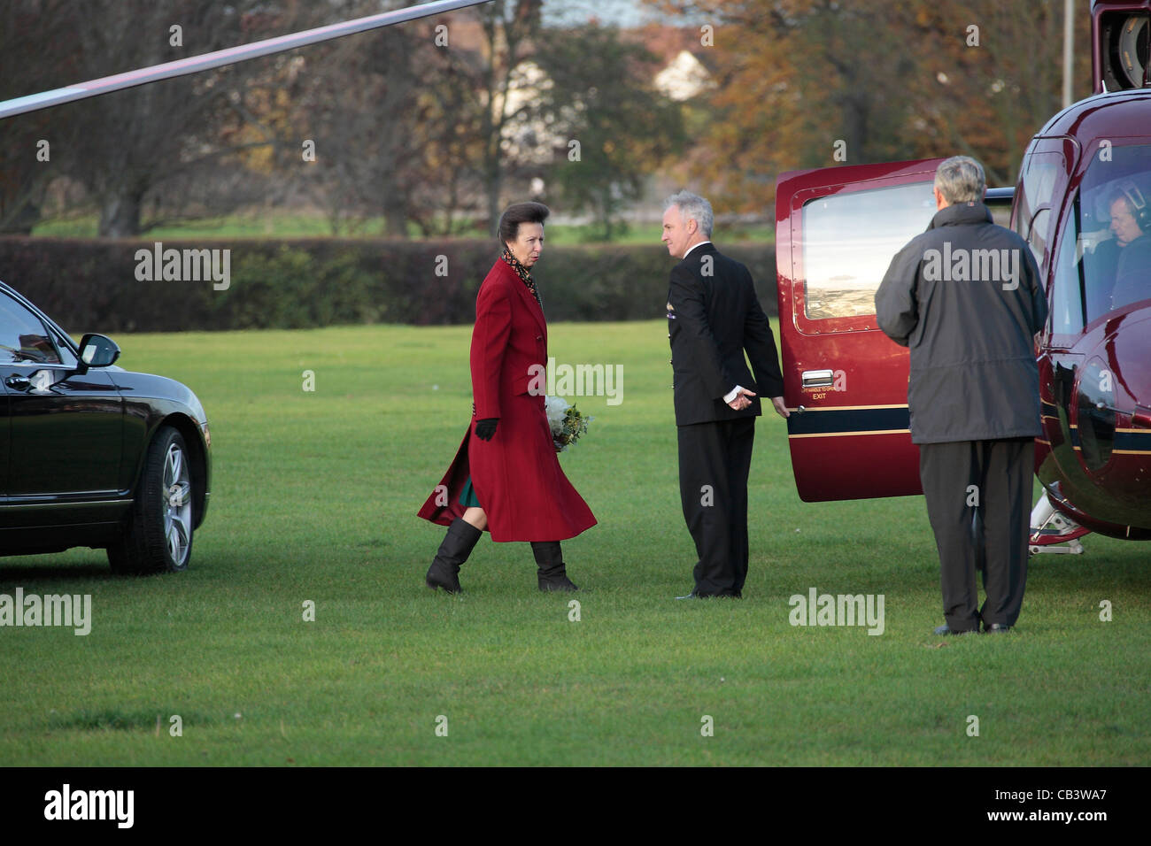 Princess Anne the Princess Royal during a visit to Redbridge Stock ...