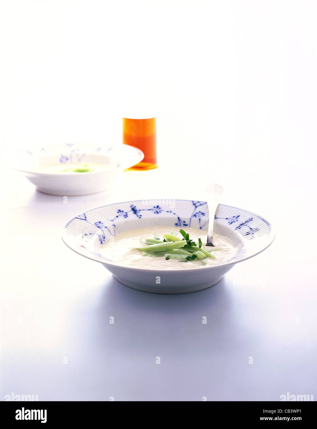 Parsley root cream soup Stock Photo - Alamy