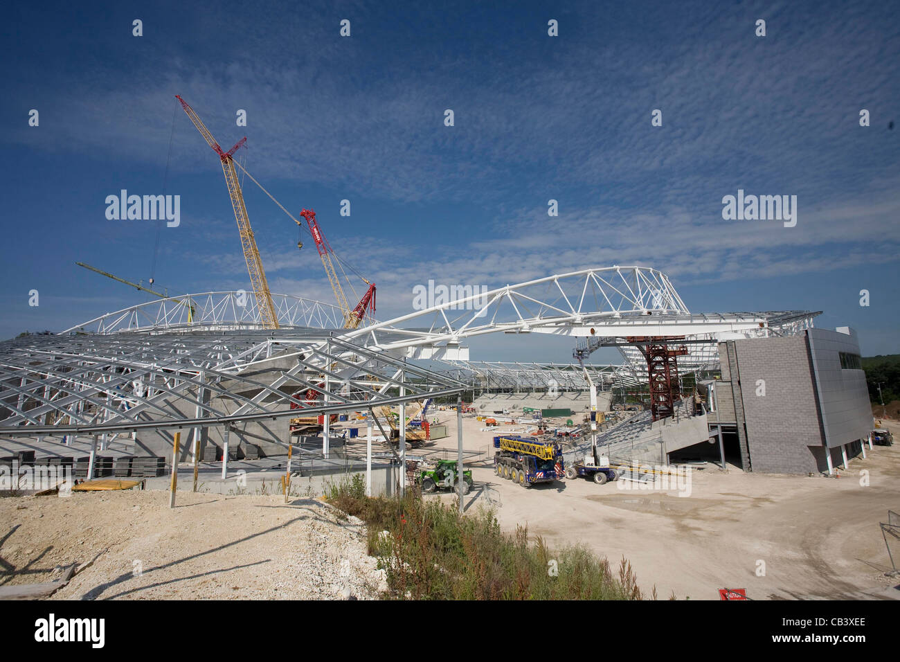 Construction of Brighton and Hove Albion's American Express Community ...
