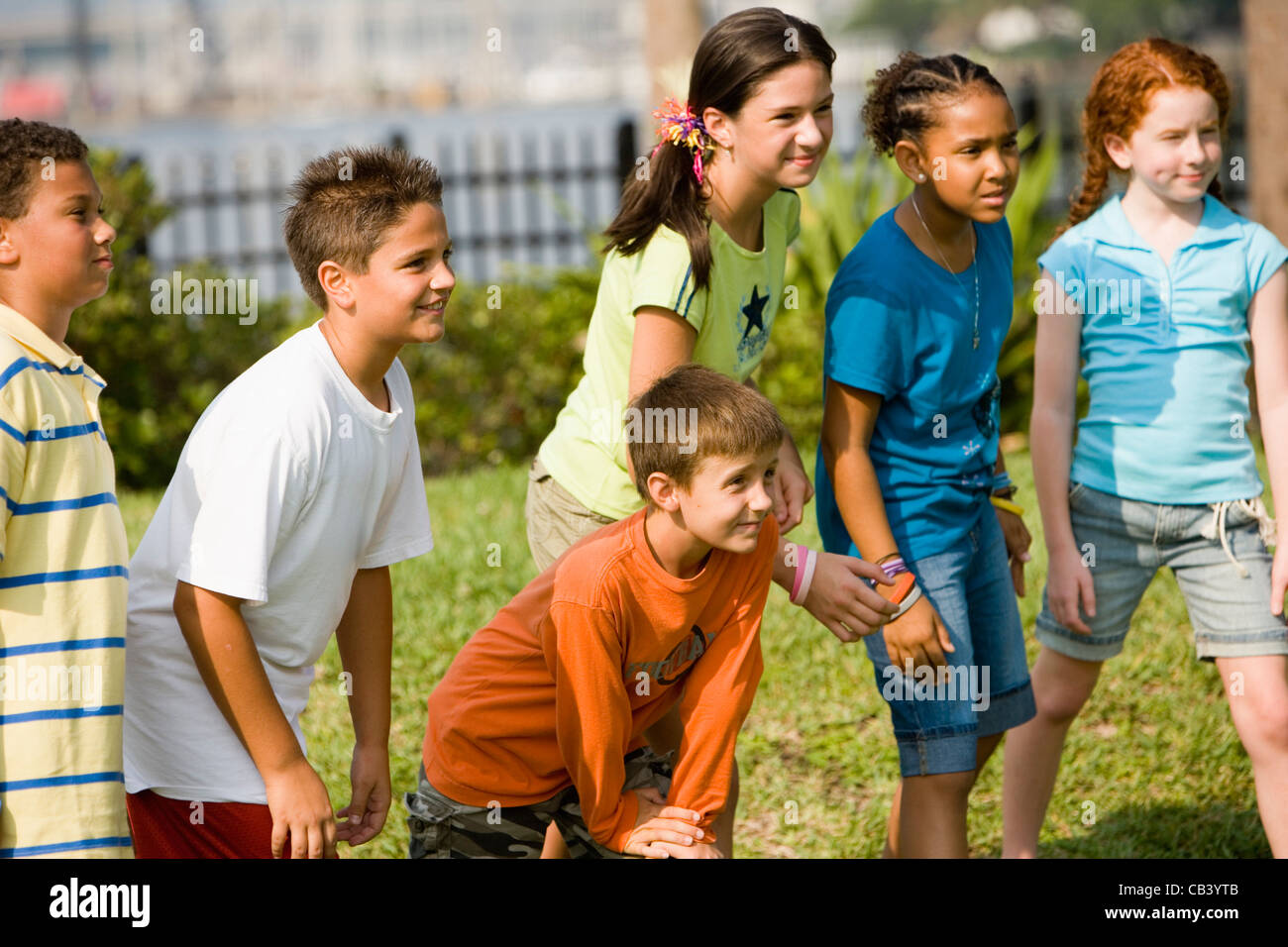 Ethnic kids playing sports hi-res stock photography and images - Alamy