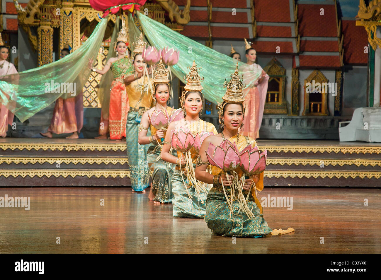 Traditional Thai Cultural Dance Show in Thailand;Asia Stock Photo - Alamy