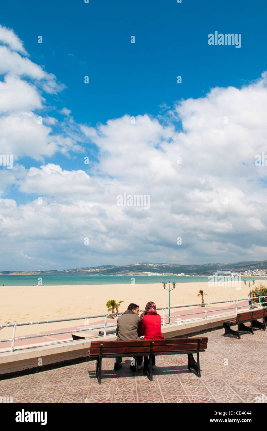Seafront of Tangier,Tangier, Morocco, North Africa Stock Photo - Alamy