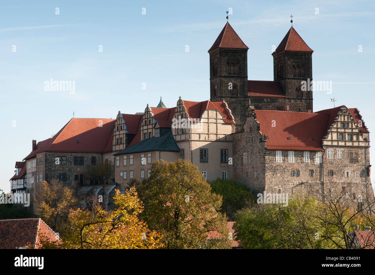 Quedlinburg castle germany hi-res stock photography and images - Alamy