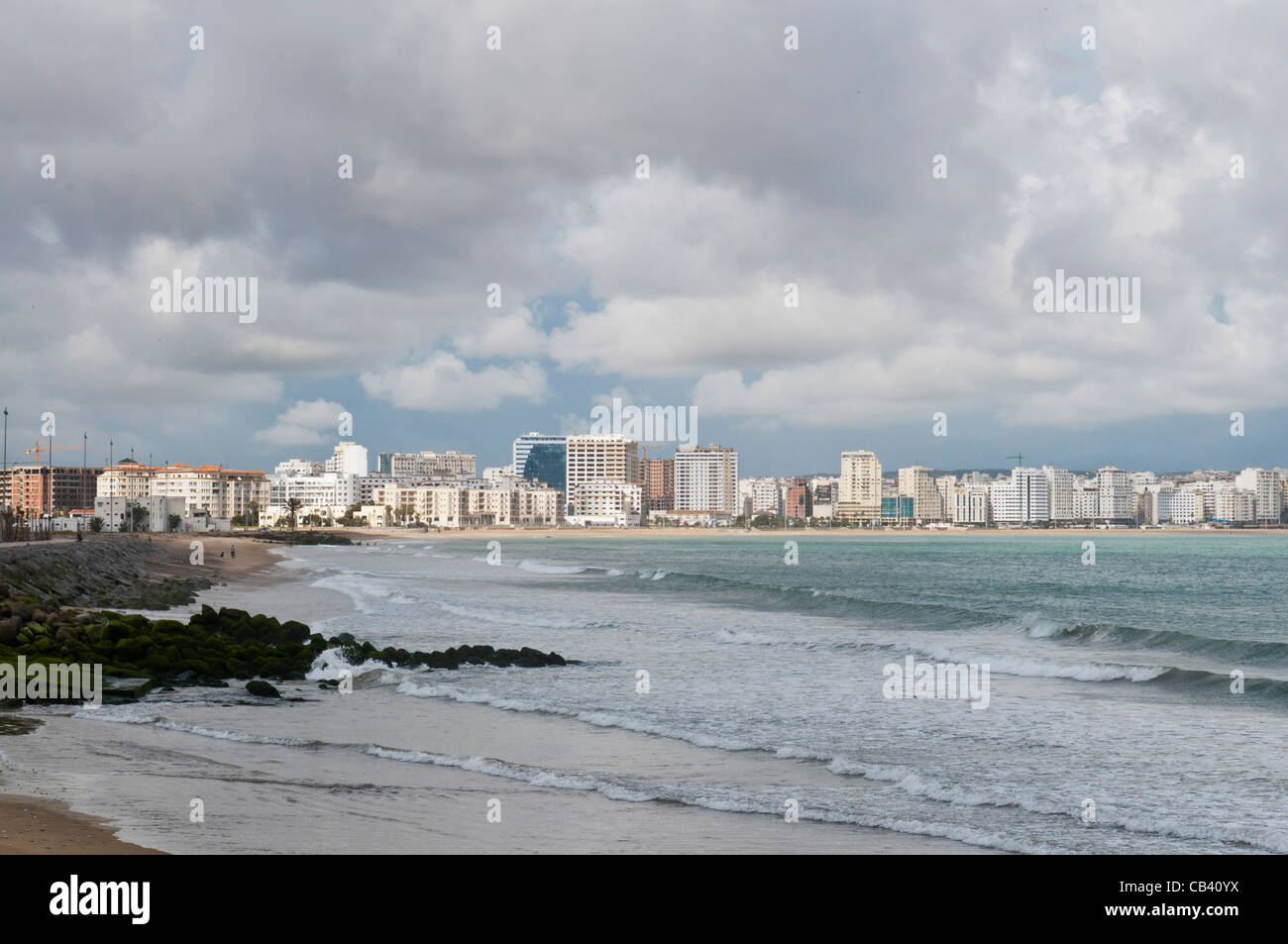 Beach of Tangier ,Tangier, Morocco, North Africa Stock Photo - Alamy