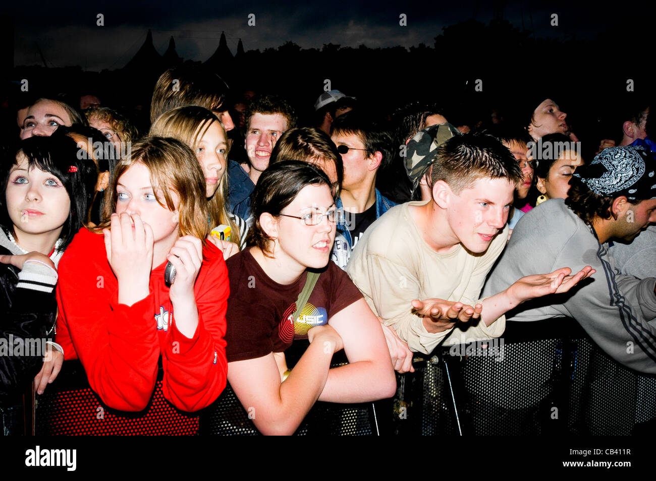 Crowds at Outdoor Concerts Stock Photo - Alamy