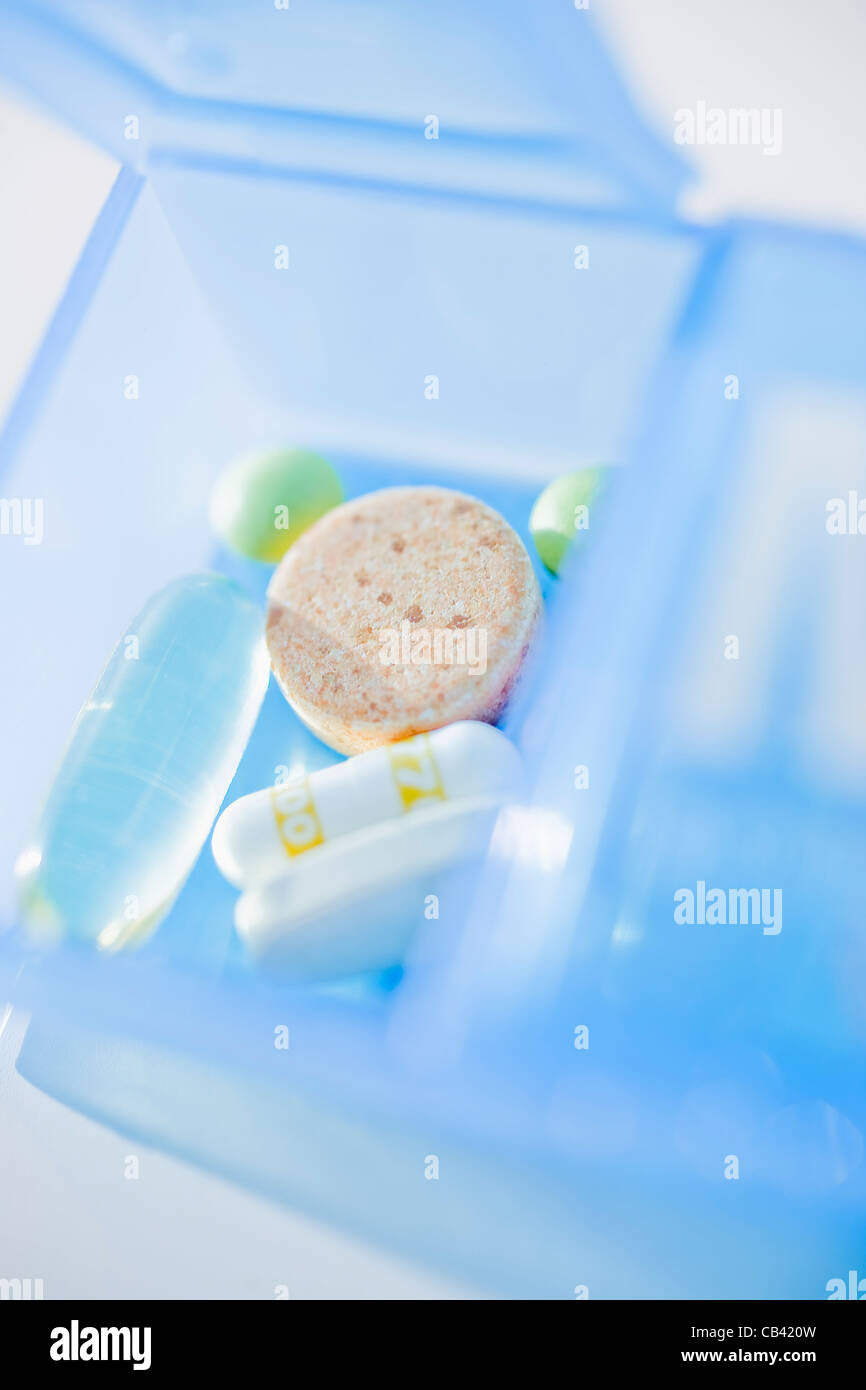 Digital pill box hi-res stock photography and images - Alamy