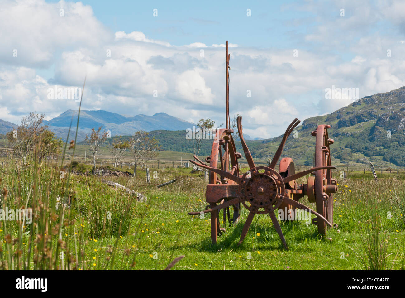 Old horse drawn farming implements hi-res stock photography and images ...
