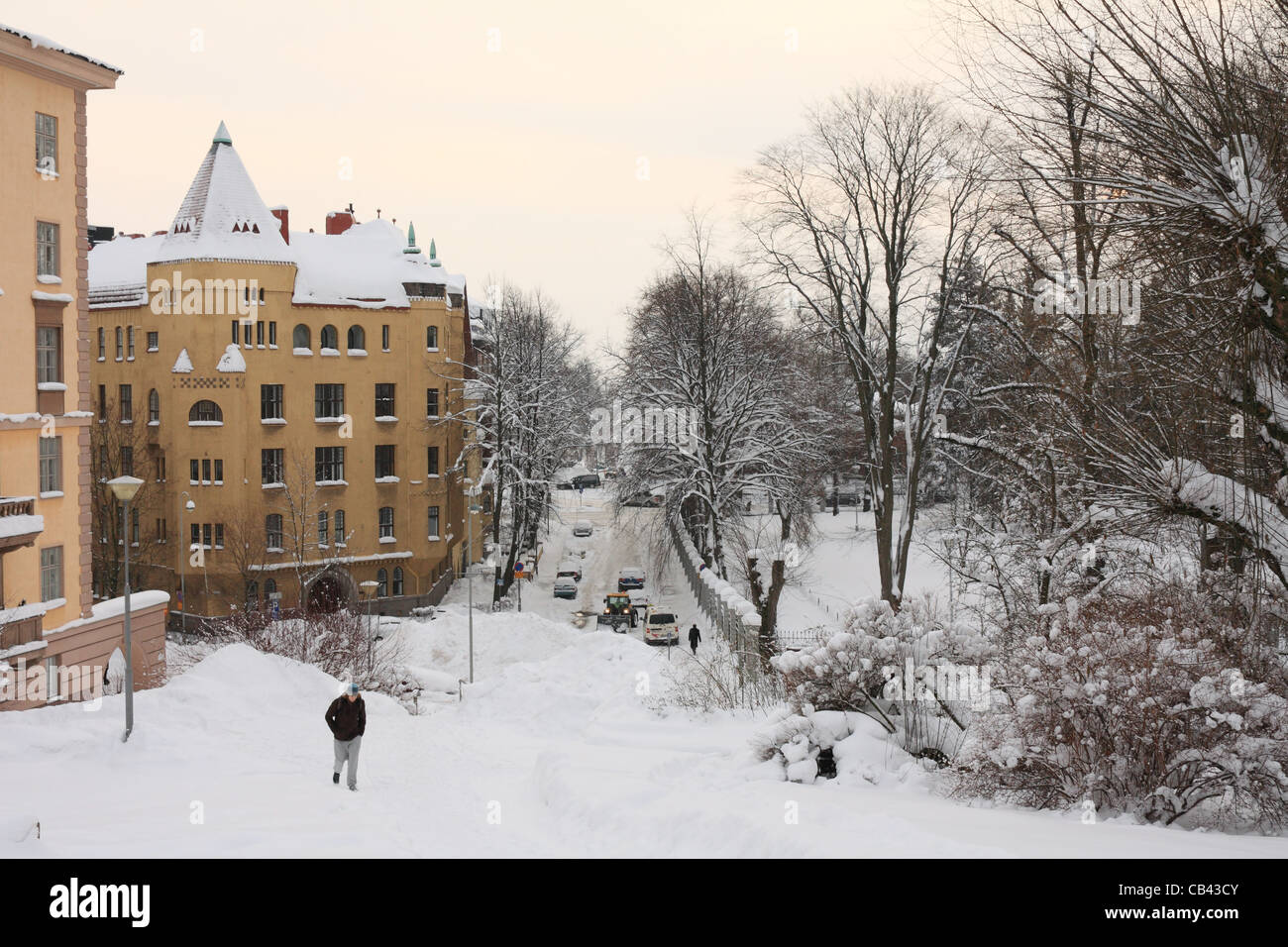 Helsinki central park winter hi-res stock photography and images - Alamy
