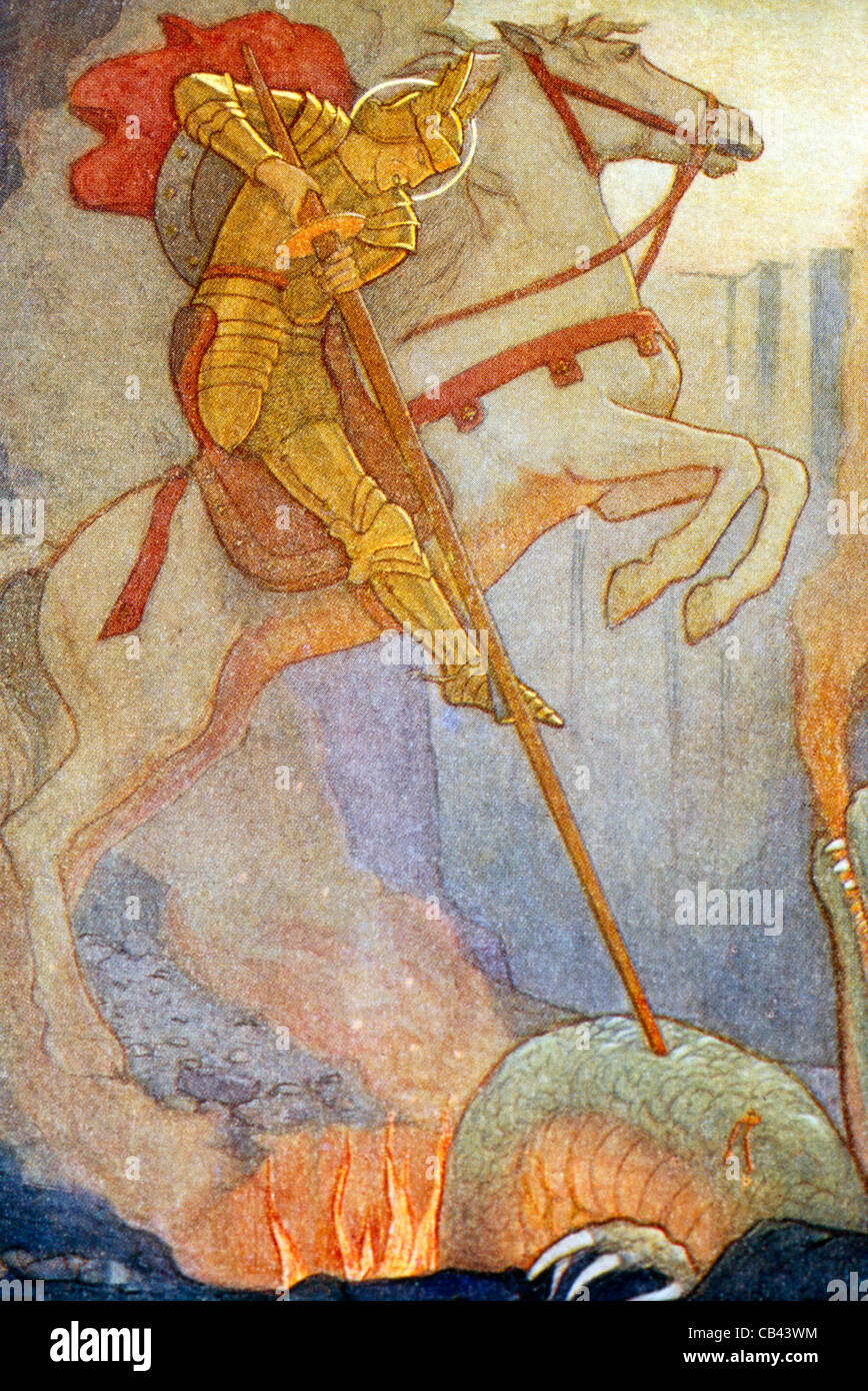 Saint george and the dragon hi-res stock photography and images - Alamy