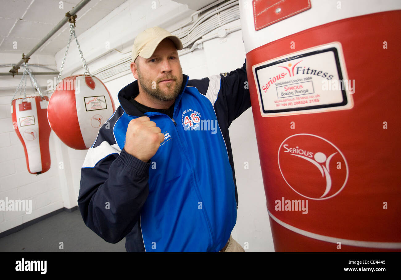 Former British Heavyweight boxer Scott Welch at his Gym in Brighton ...