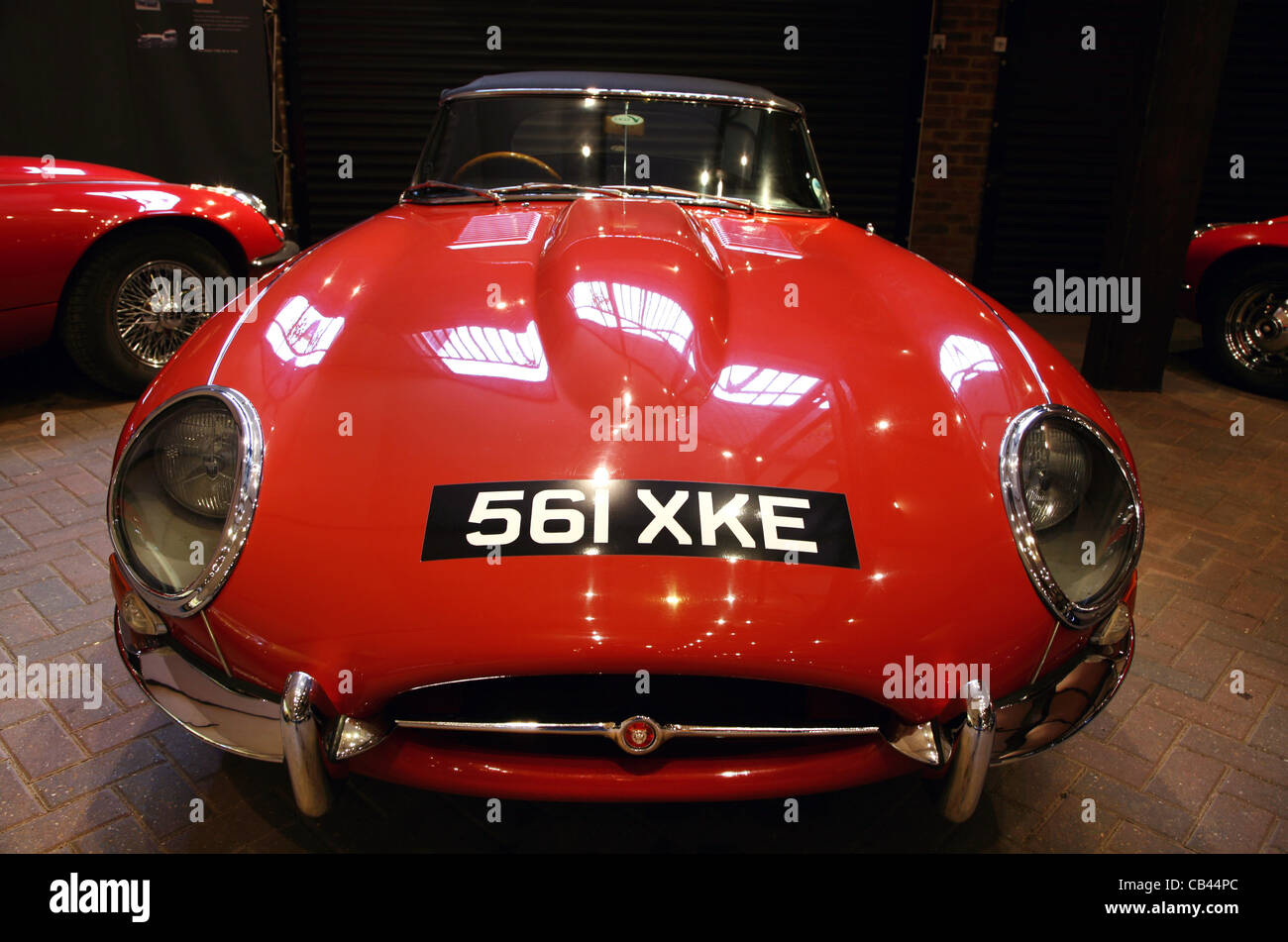 Jaguar, E-type car Stock Photo - Alamy