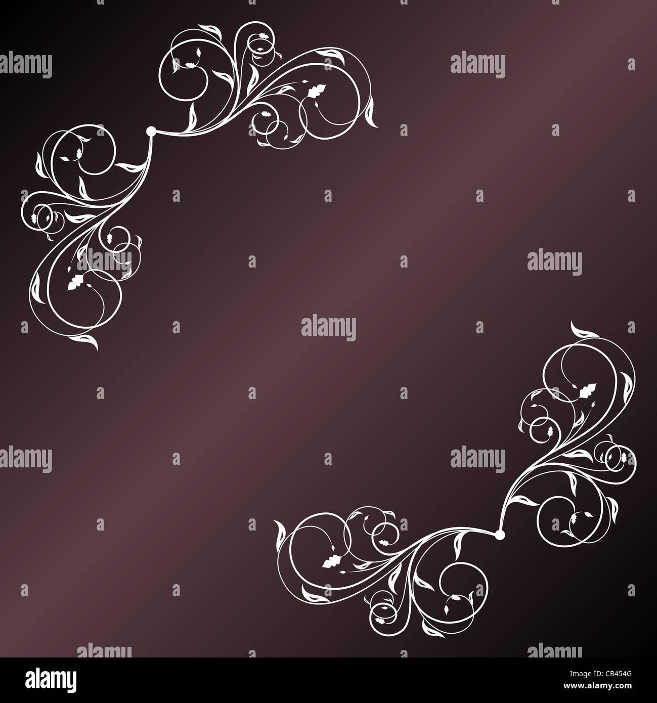 Floral background for design card - vector Stock Photo - Alamy