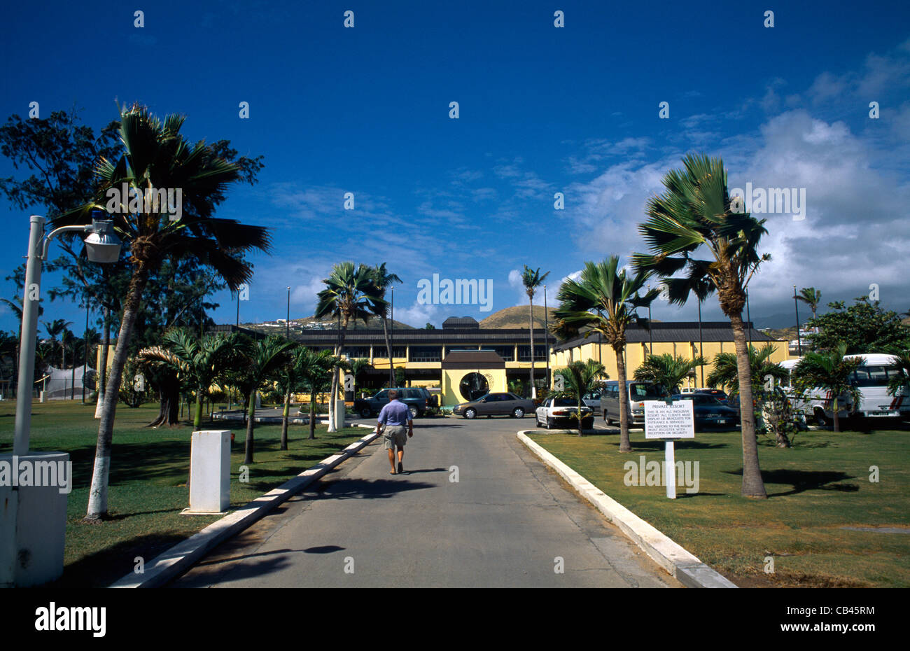 Frigate Bay St kitts Frigate Bay Resort Hotel Stock Photo - Alamy