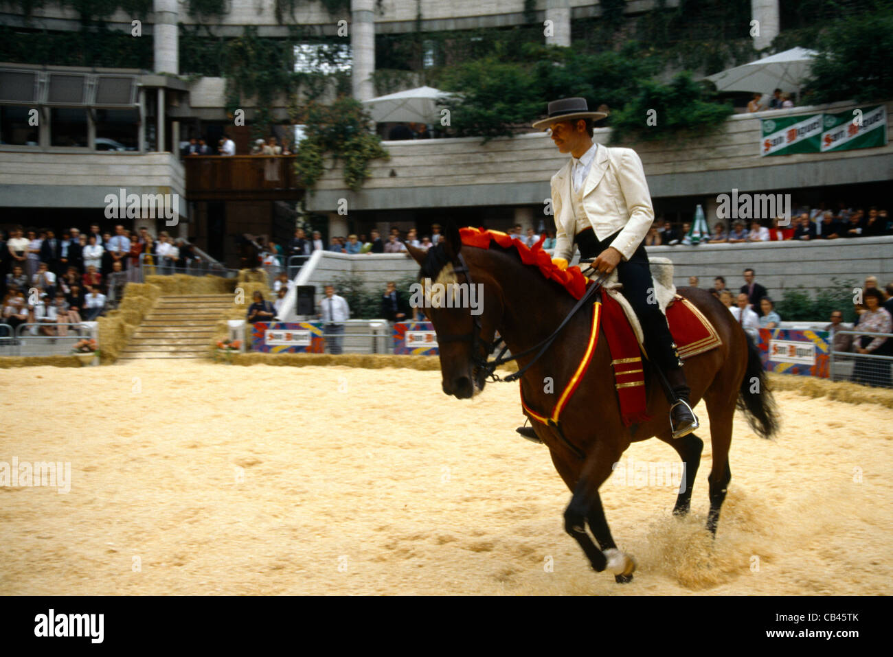 Spanish Riding School Performance In London Man In Spanish Traditional ...