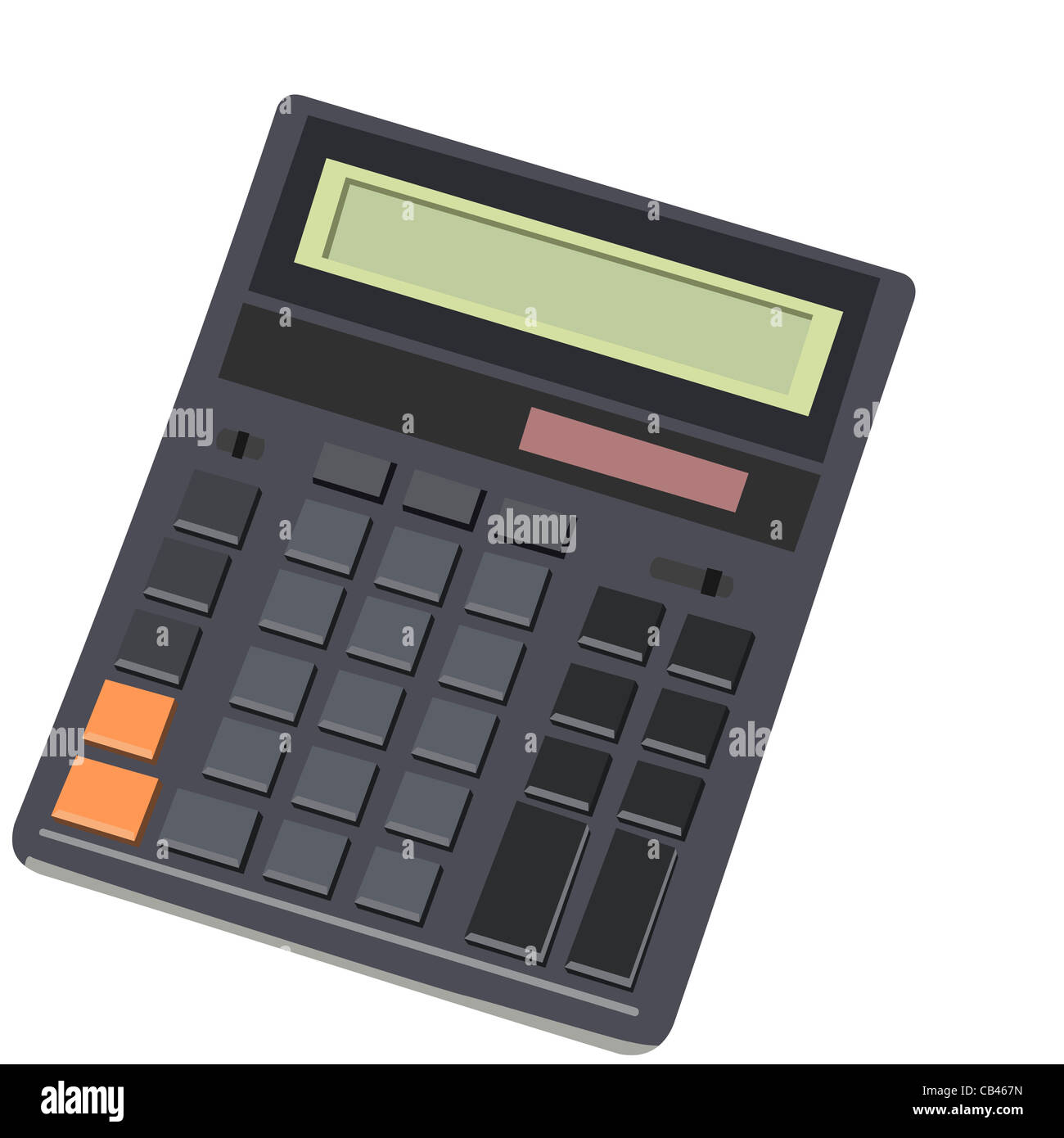 Illustration of calculator - vector Stock Photo - Alamy