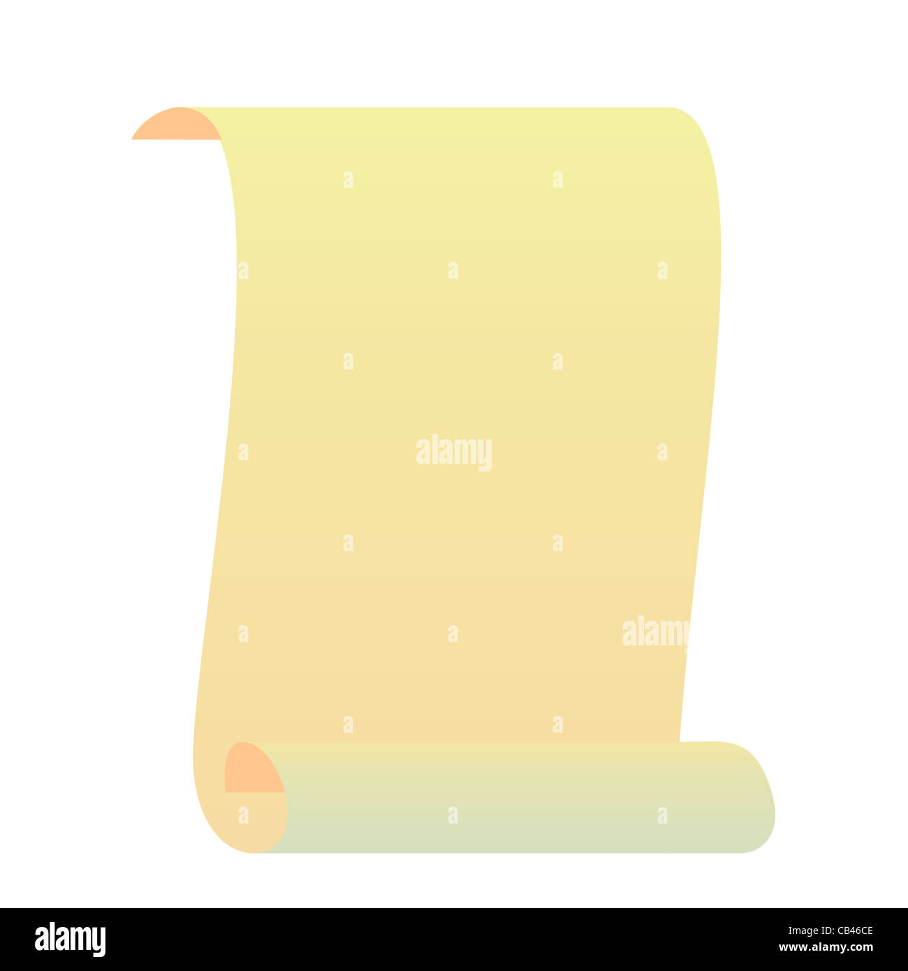 Realistic illustration roll for manuscript - vector Stock Photo - Alamy