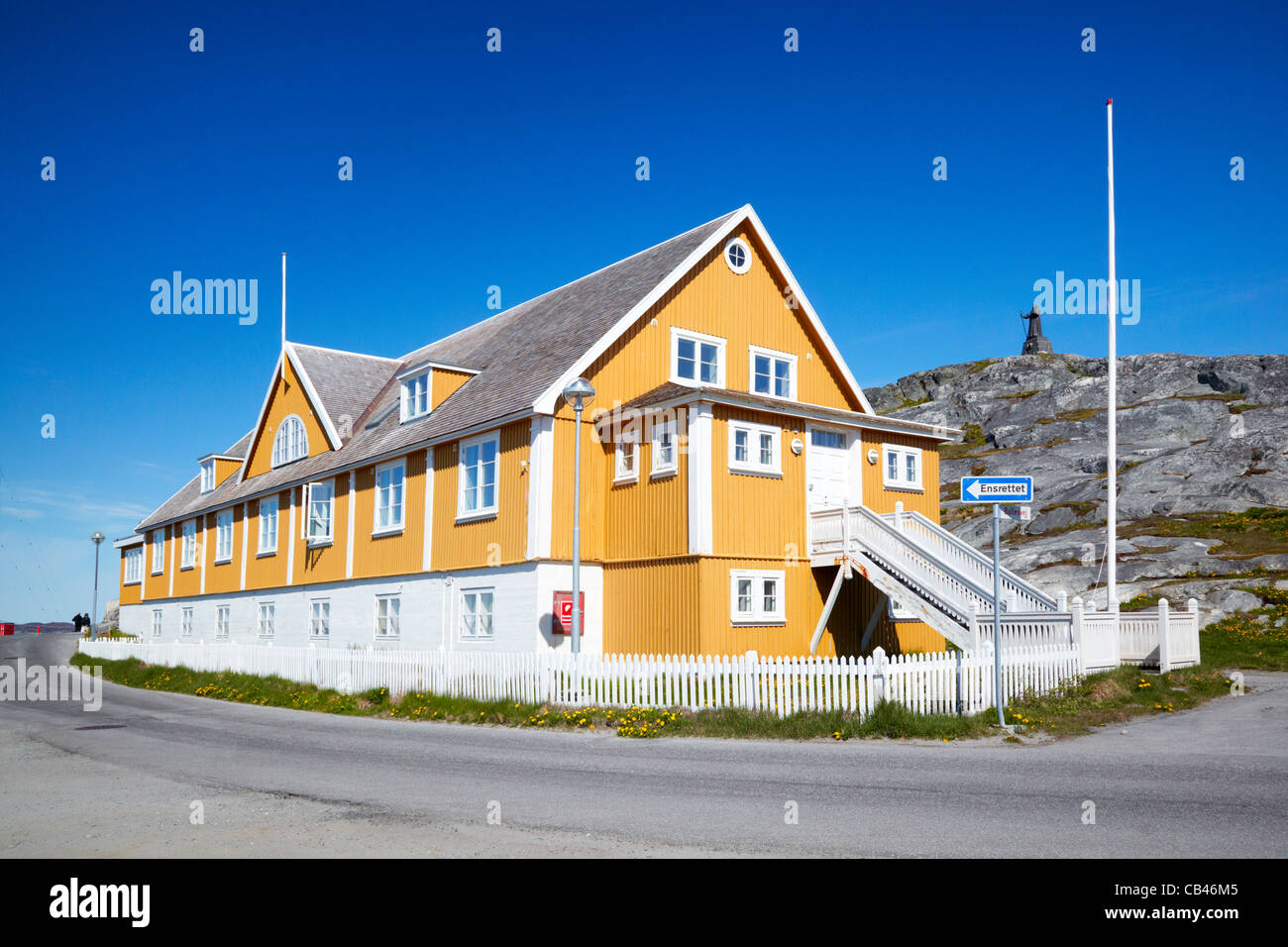 Det Gamle Sygehus (The Old Hospital) Nuuk, Greenland Stock Photo - Alamy