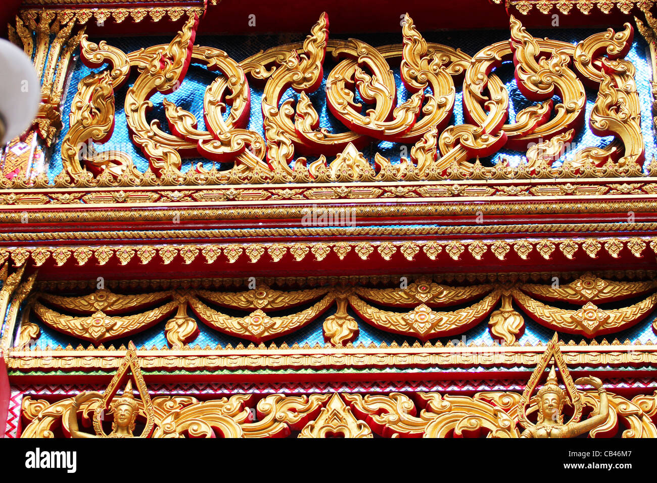 Wat Seekan Buddhist temple close, Bangkok, Thailand Stock Photo - Alamy