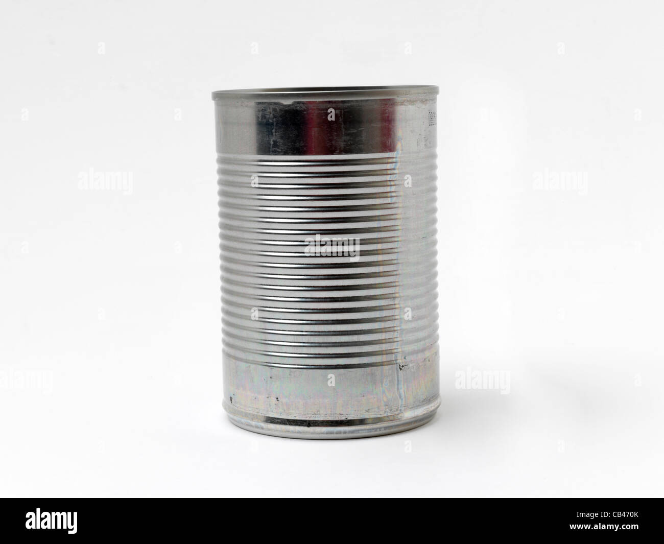 Aluminium Tin With No Label Stock Photo - Alamy