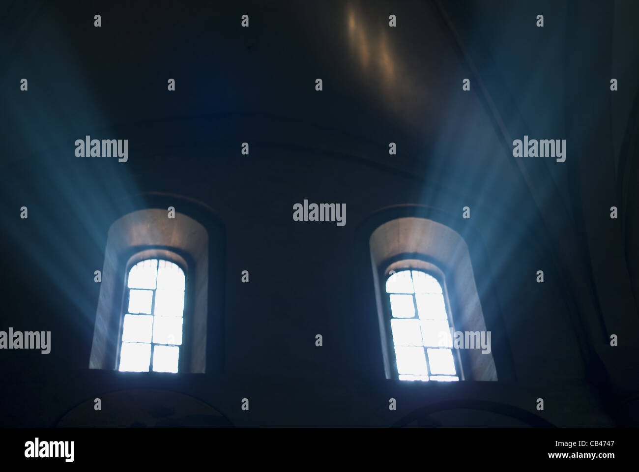 Light streaming through windows Stock Photo - Alamy