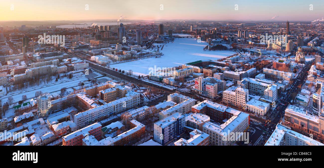 City panorama from above Stock Photo - Alamy