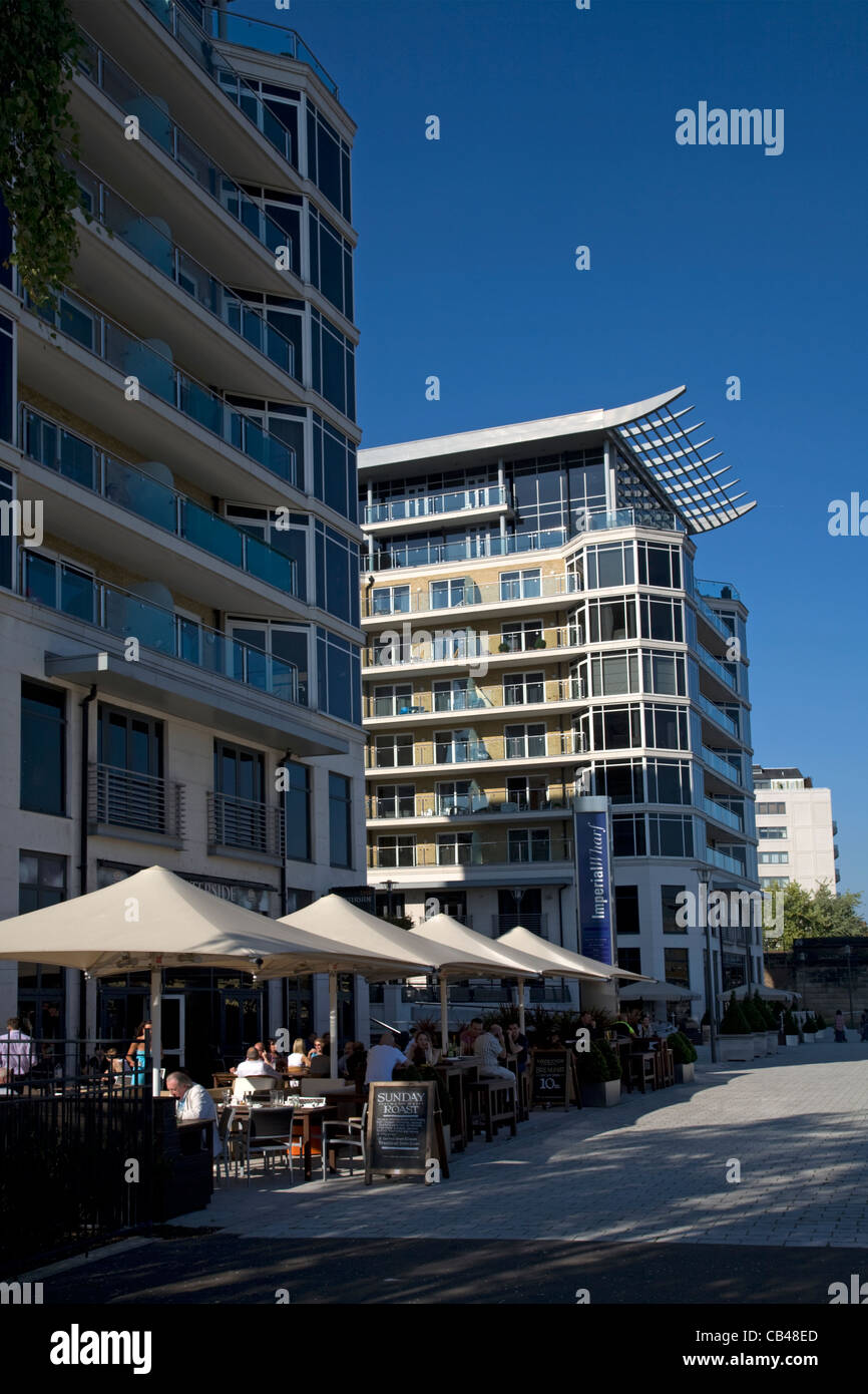 imperial wharf chelsea london england Stock Photo - Alamy