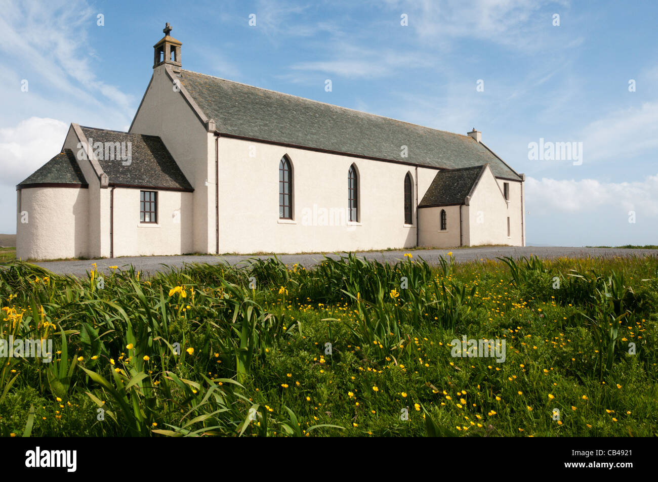 St Mary's church, Bornais, South Uist, Scotland Stock Photo - Alamy