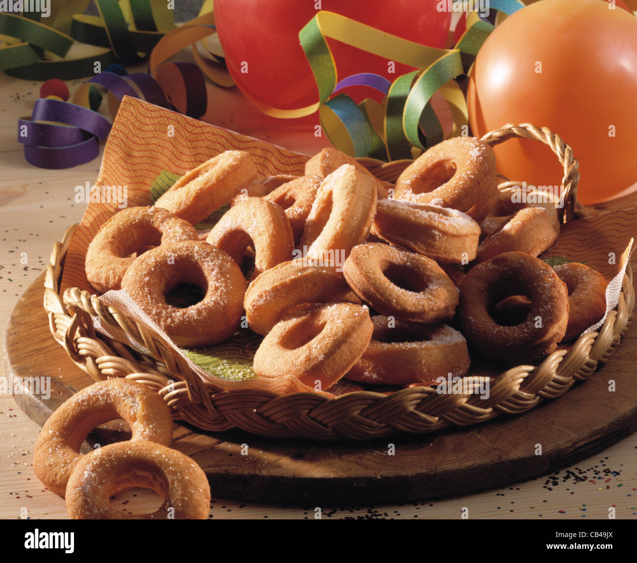 Deep fried bakery products Stock Photo - Alamy