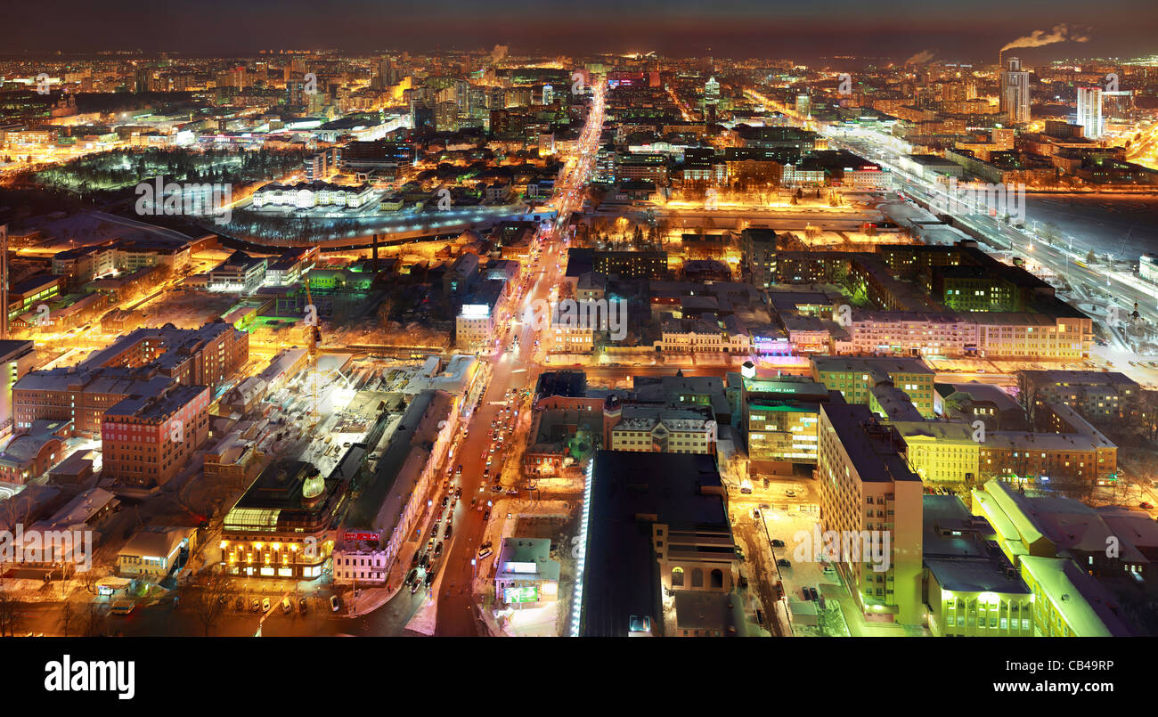City panorama from above Stock Photo - Alamy