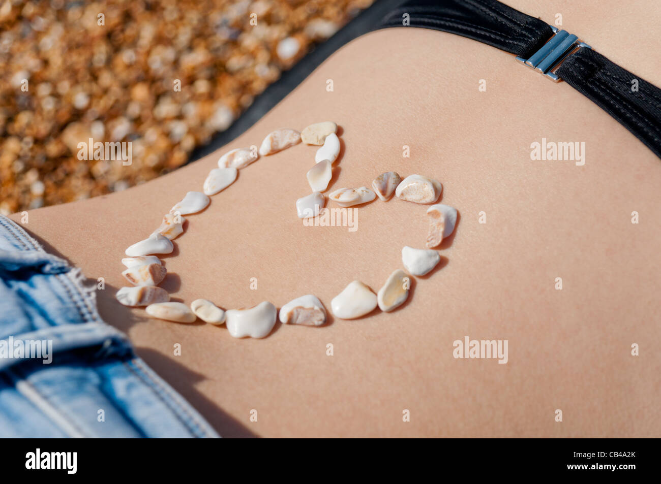 Heart, stones, love, Brightone Stock Photo - Alamy