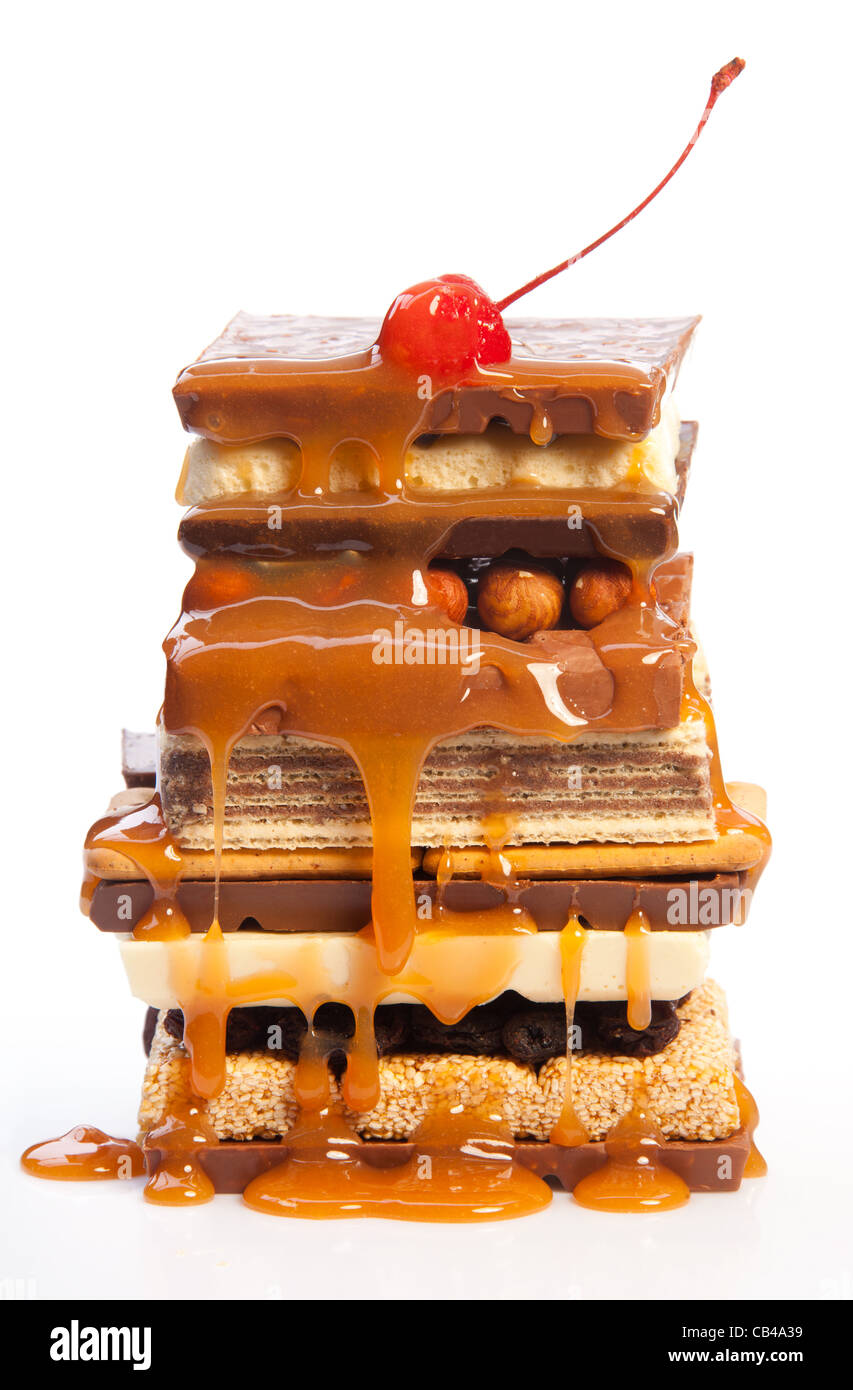 Pyramid of chocolate hi-res stock photography and images - Alamy