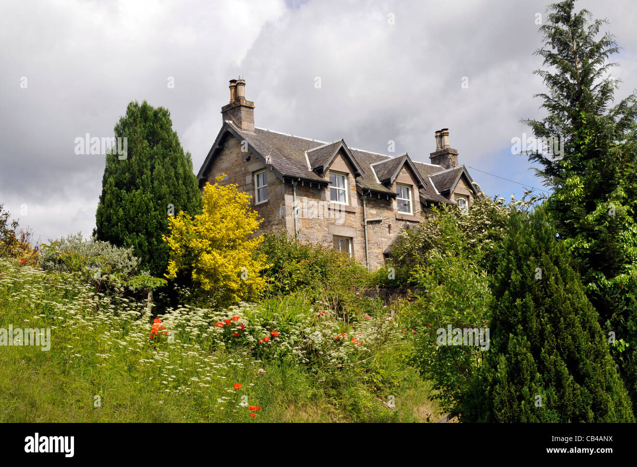 Scottish stone building hi-res stock photography and images - Alamy